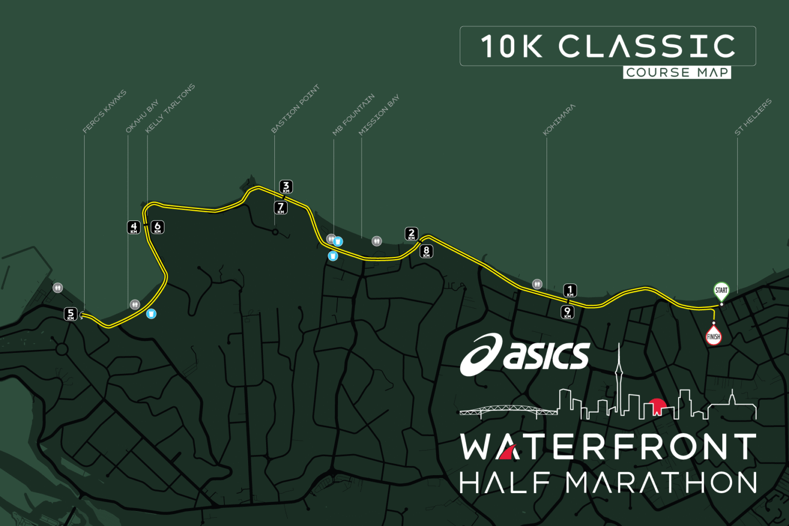 Course Maps & Descriptions – ASICS Waterfront Half Marathon